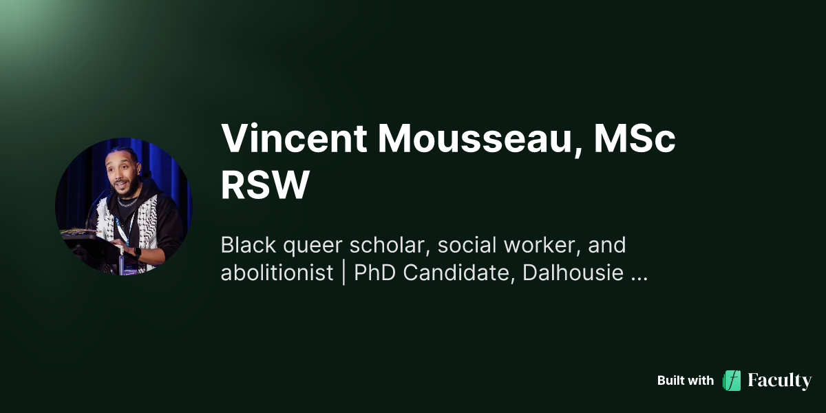 Vincent Mousseau, MSc RSW
